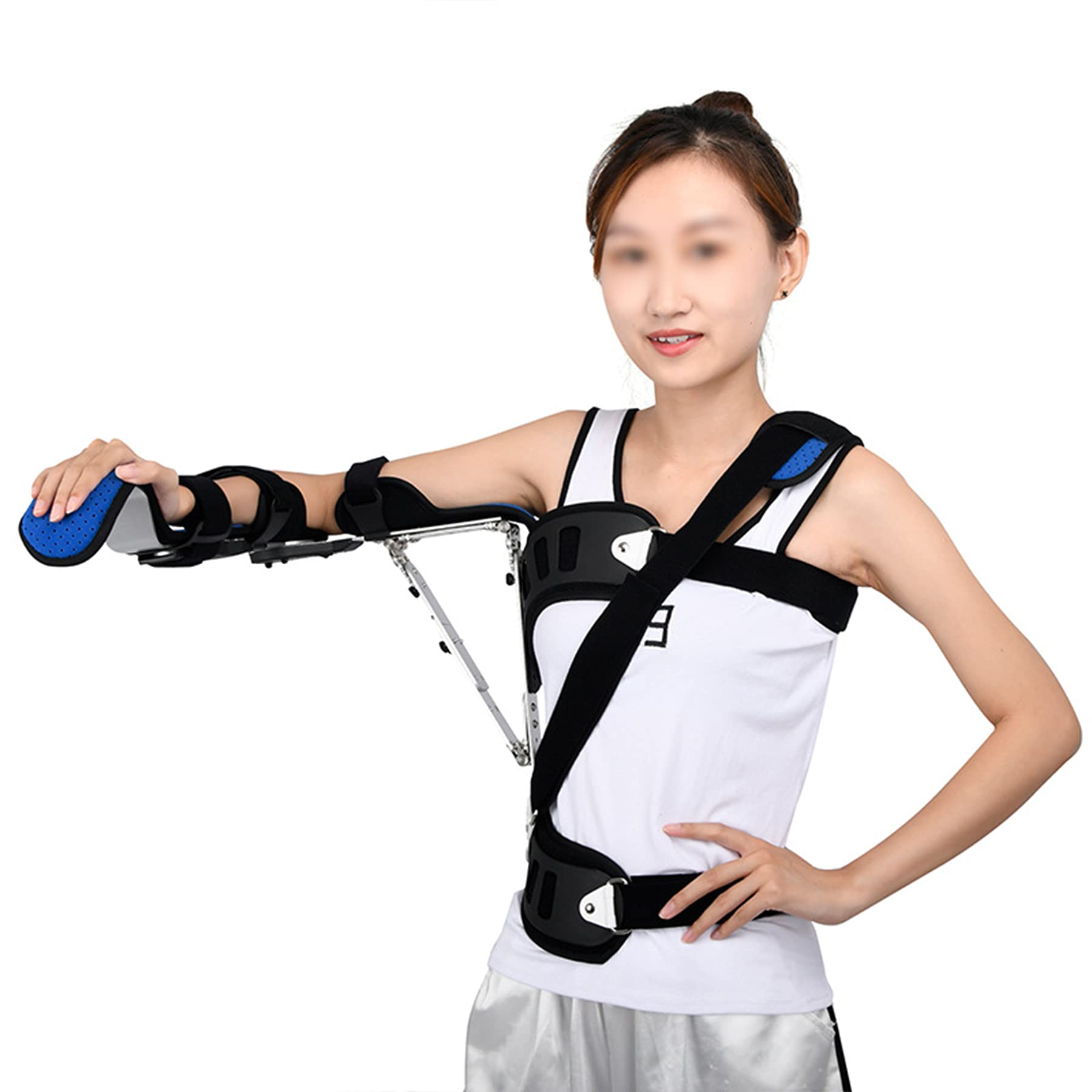 WILLQ Shoulder Abduction Sling for Rotator Cuff Surgery Torn Rotator Cuff Sublexion Dislocated Broken arm Immobilizer for Injury Support Soft Comfortable Arm Sling Immobilizer,Right