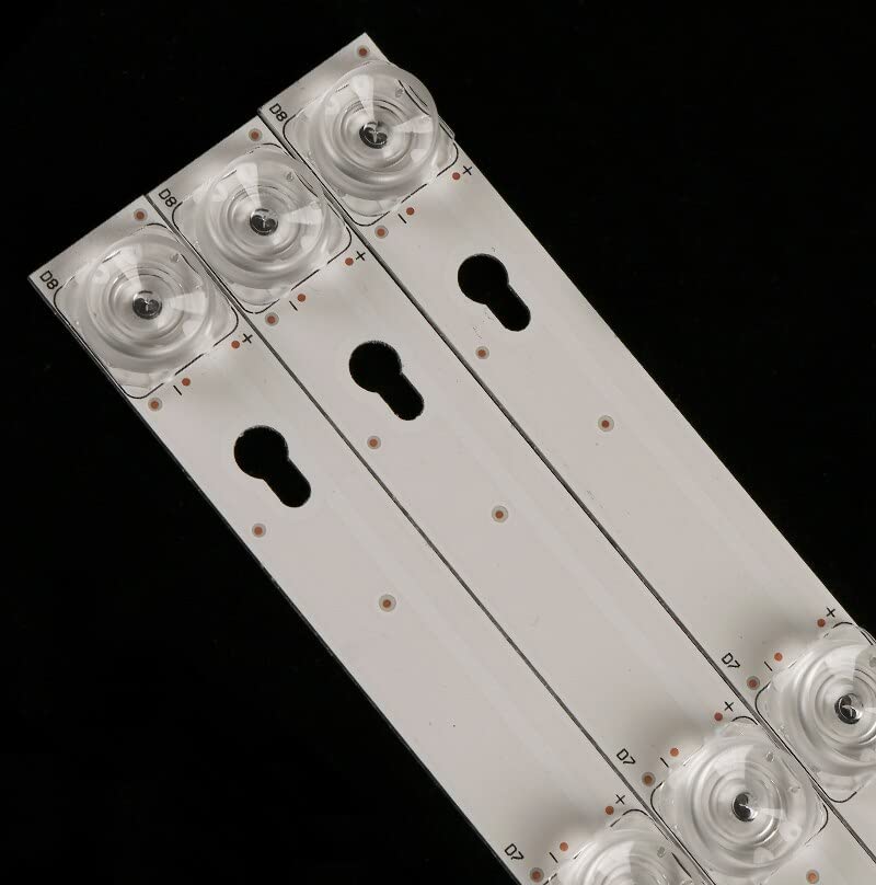 ROTEMADEGG LED Strips tot-40D2900-3X8-3030C YHA-4C-LB4008-YH07J Compatible with TCL L40P1A-F Total Length 69CM 3 Light Bars