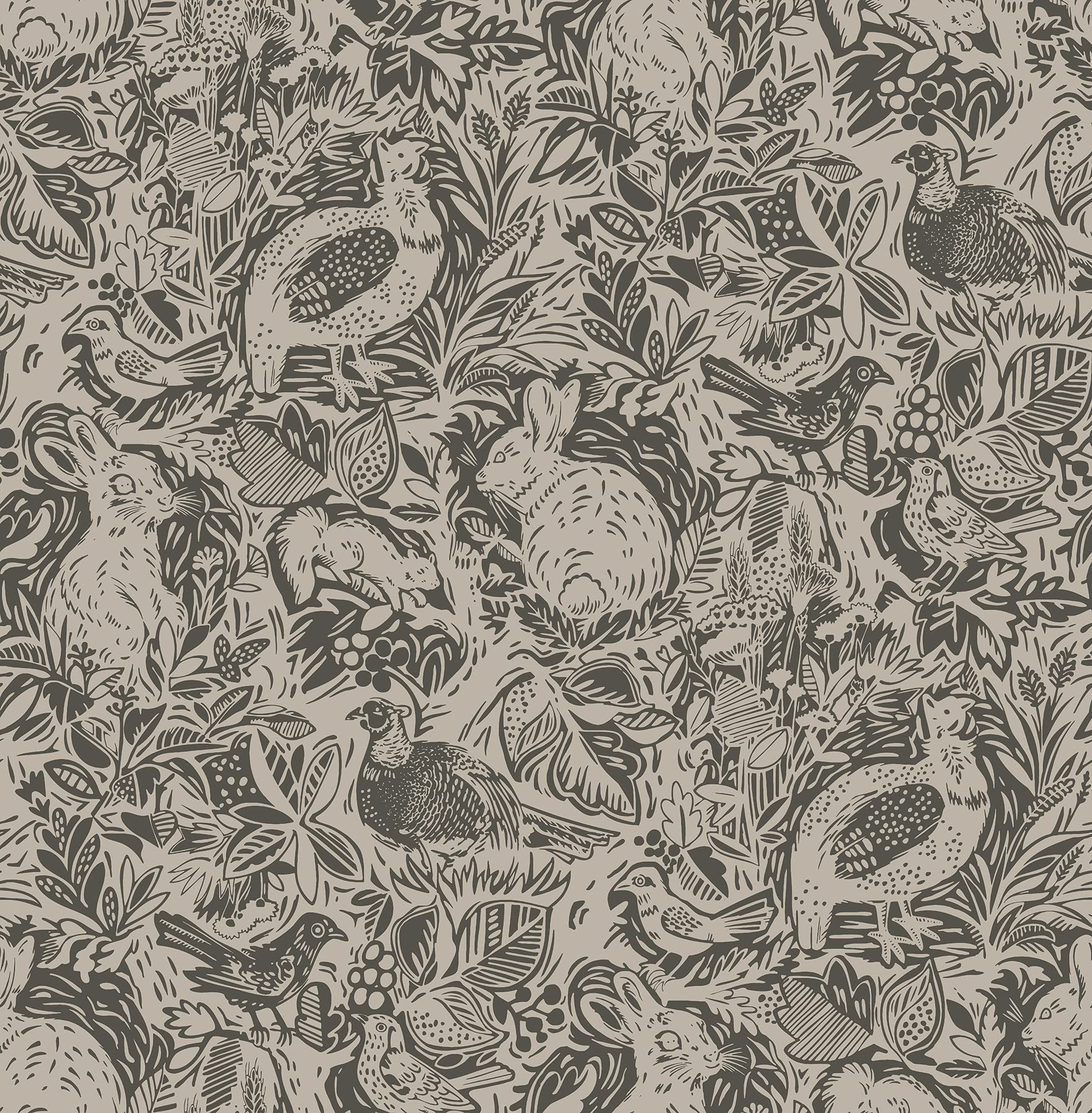 NuWallpaper Charcoal Terrene Peel & Stick Wallpaper