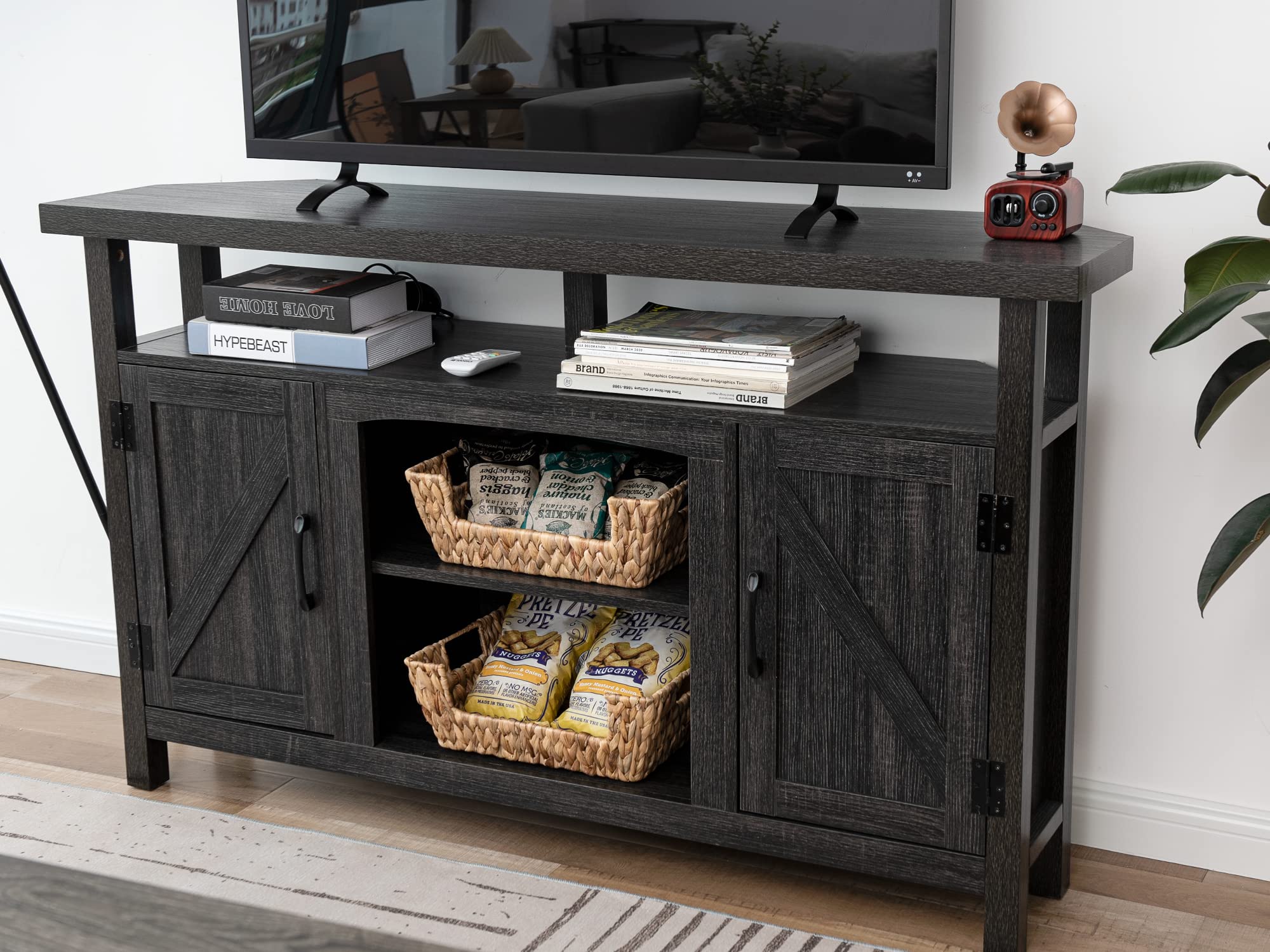StorageWorks Large Wicker Baskets, Pantry Baskets Organization and Storage, Pantry Storage Baskets