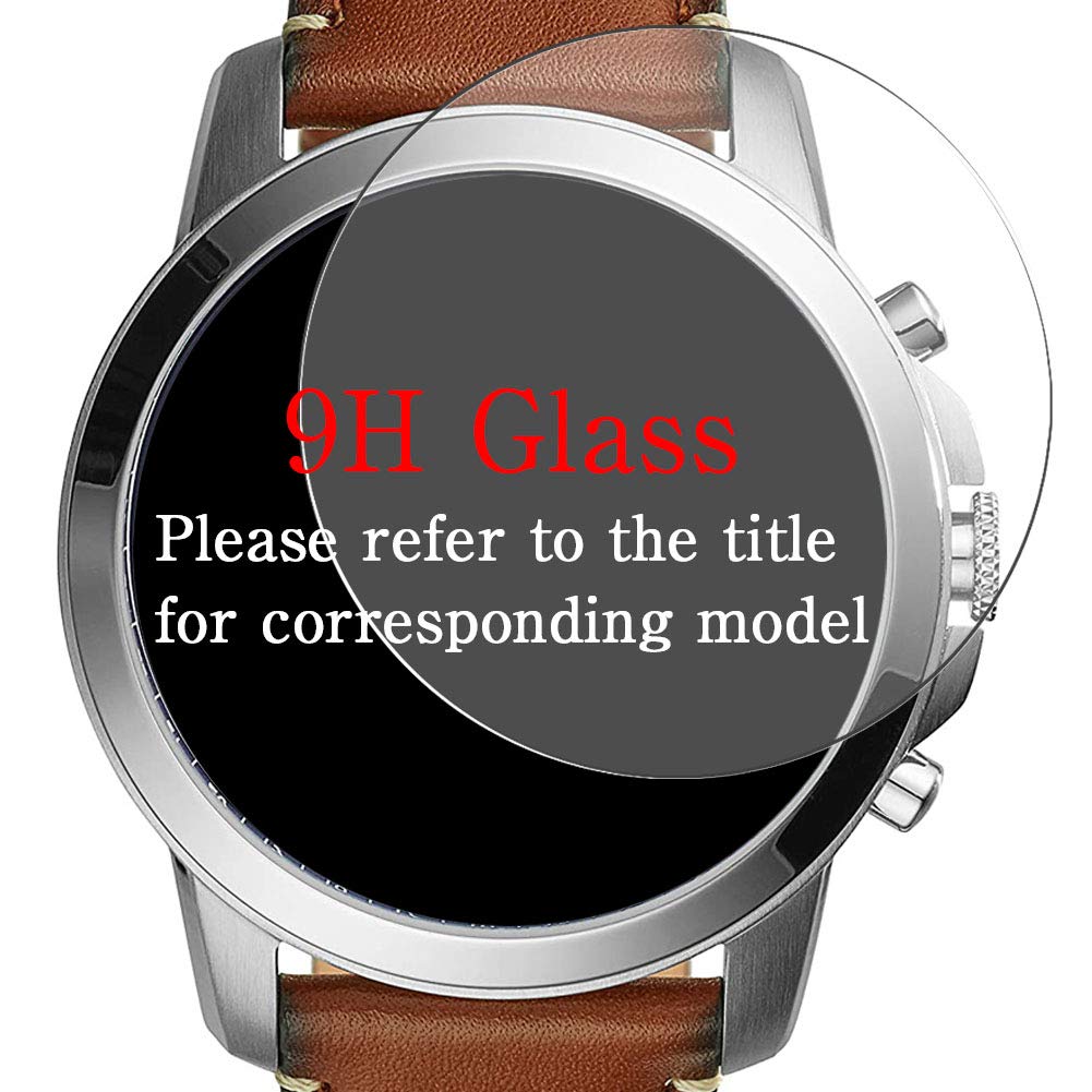 Puccy [3 Pack] Tempered Glass Screen Protector Compatible with IWC International Watch Company IW379107 Film Protectors Anti Scratch Bubble Free for Smartwatch