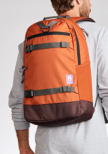 NIXON Gamma Backpack - Vintage Orange Multi - Made with REPREVE® Our Ocean™ and REPREVE® recycled plastics.