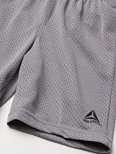 Reebok Boys' Shorts, Mesh Delta Classic Grey, 4