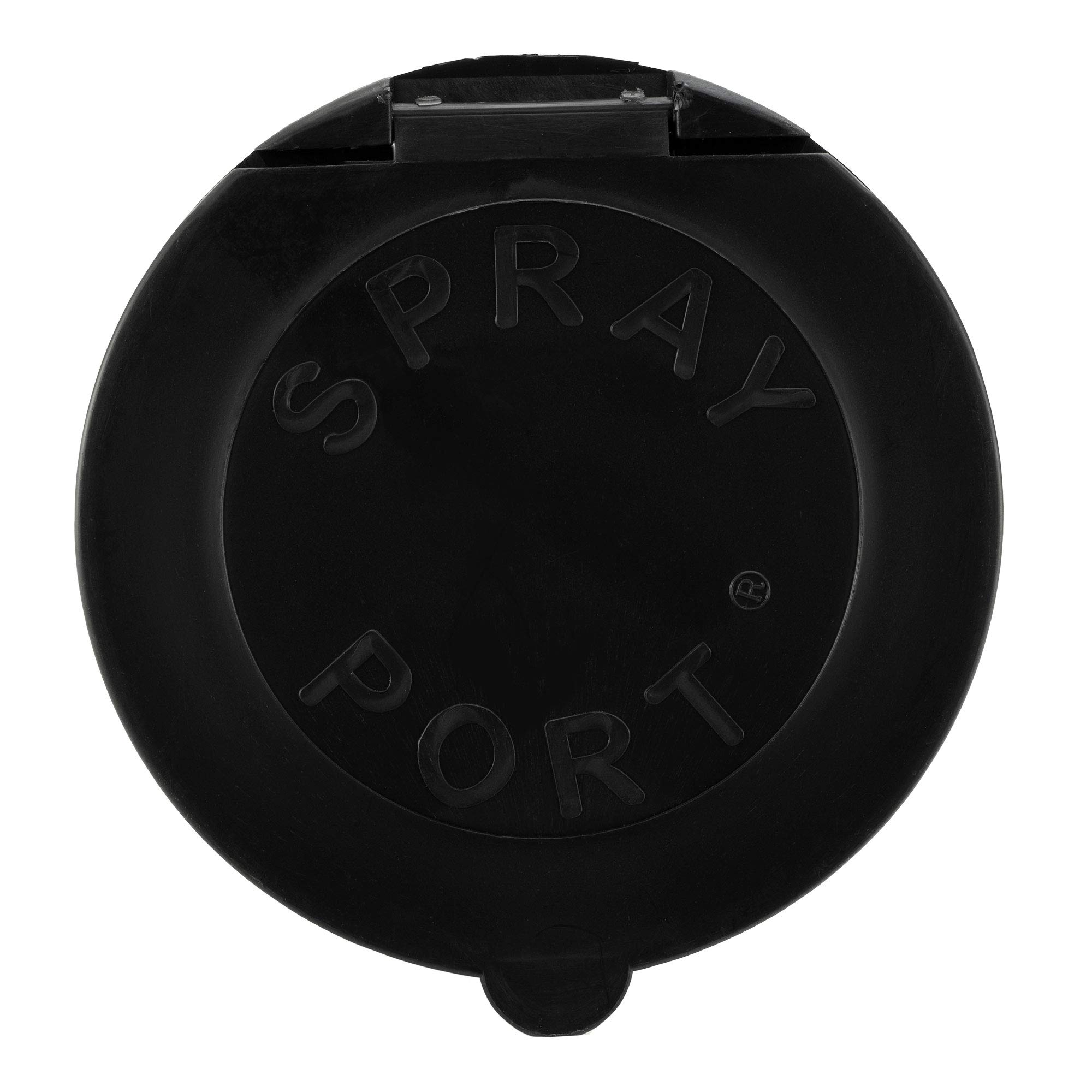 RecPro RV Exterior Spray Port Hook-Up Connector | Optional Hose with Sprayer or Quick Connector | RV Exterior Shower Port (Black, 15' Hose and Sprayer)