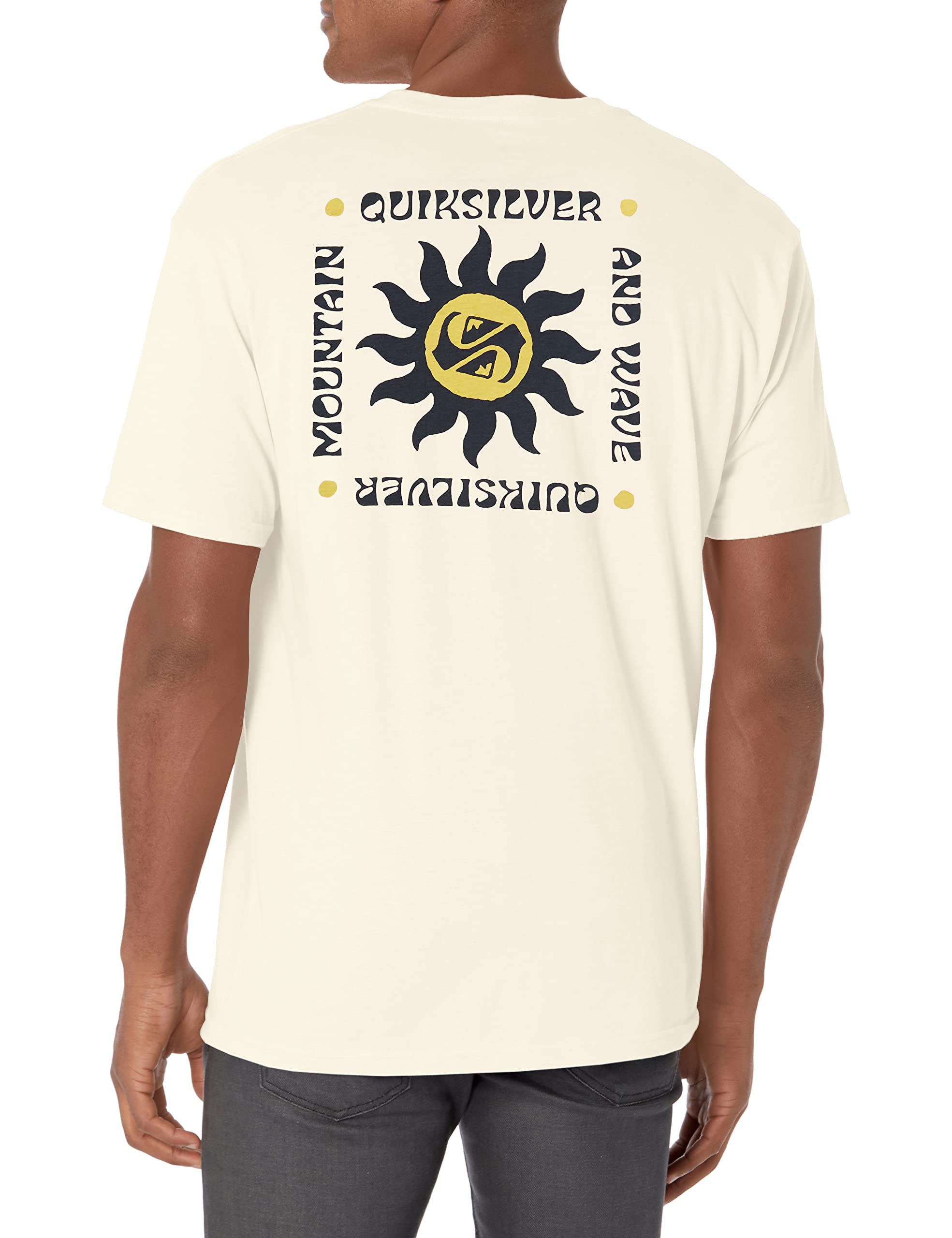 Quiksilver Men's Sunset Rituals Tee, Birch, Large