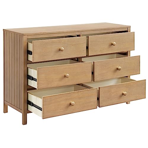 Soho Baby Everlee 6 Drawer Dresser Honey Wood