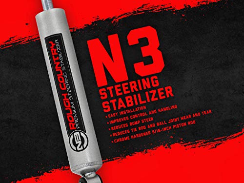 Rough Country N3 Steering Stabilizer for 1999-2004 Ford Super Duty - 8748930