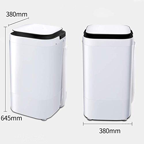 Single Bucket Washing Machine，Portable Mini Washing Machine, Compact Laundry Washer for Dorms and Apartments