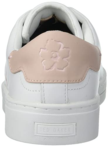 Ted Baker Women's TARLIAH Sneaker, White-Pink, 8