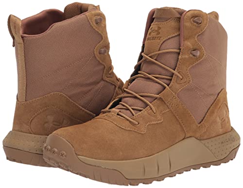 Under Armour Women's Micro G Valsetz Lthr Military and Tactical Boot, Coyote (200)/Coyote, 9.5 M US