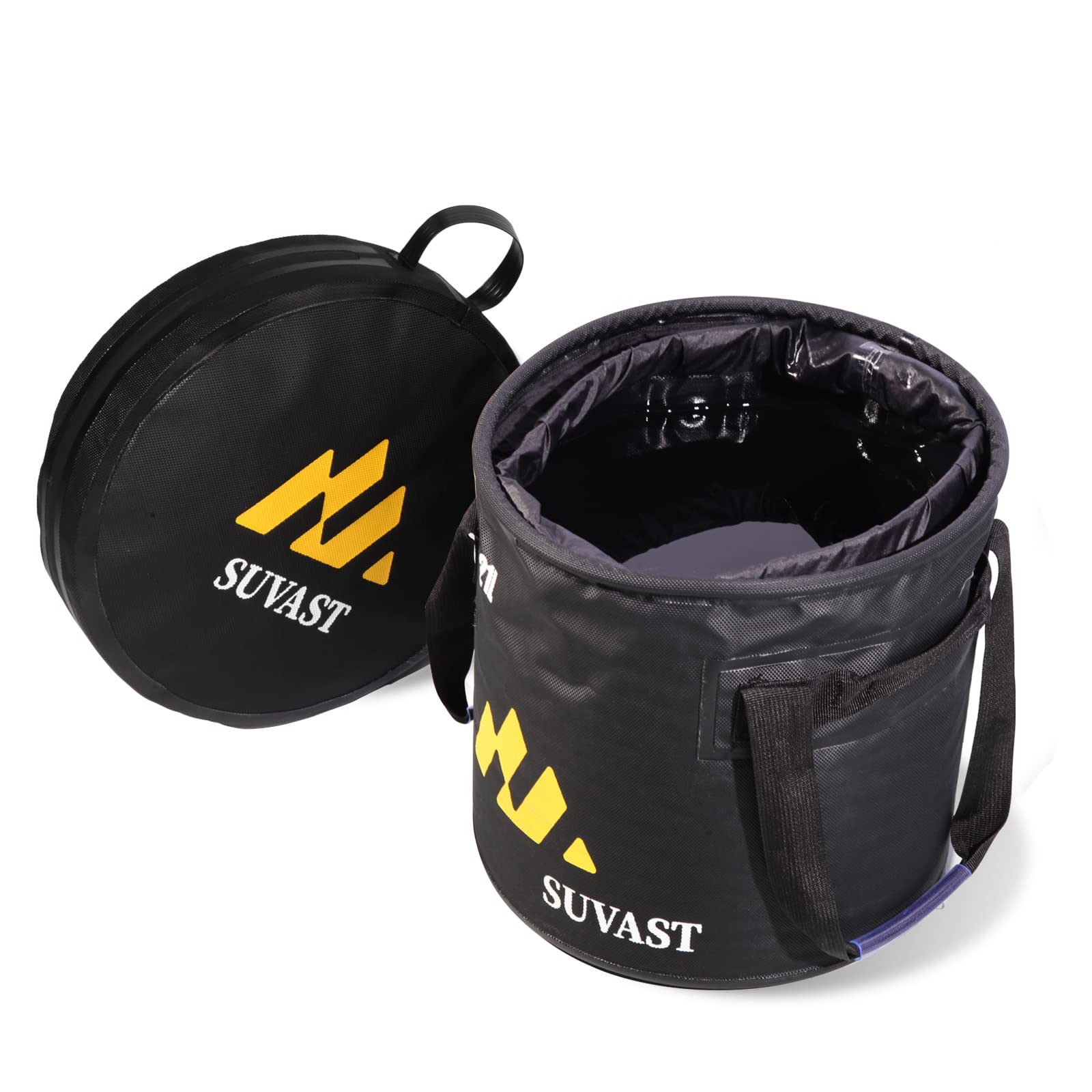 SUVAST Camping Supplies-Collapsible Bucket, Foldable Bucket 5 Gallon,Camping Bucket