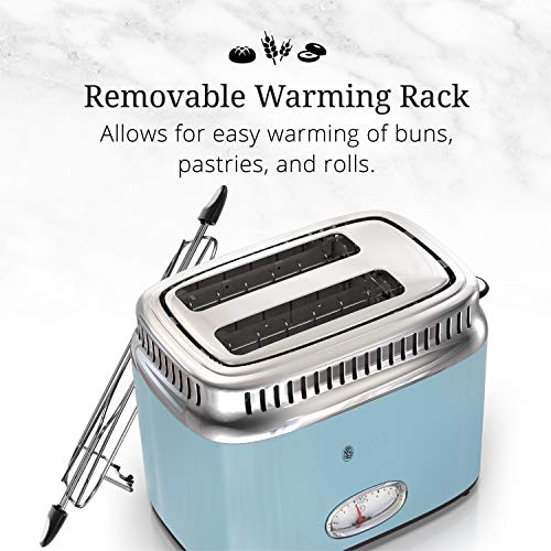 Russell Hobbs TR9150BLR Retro Style 2-Slice Toaster, Heavenly Blue