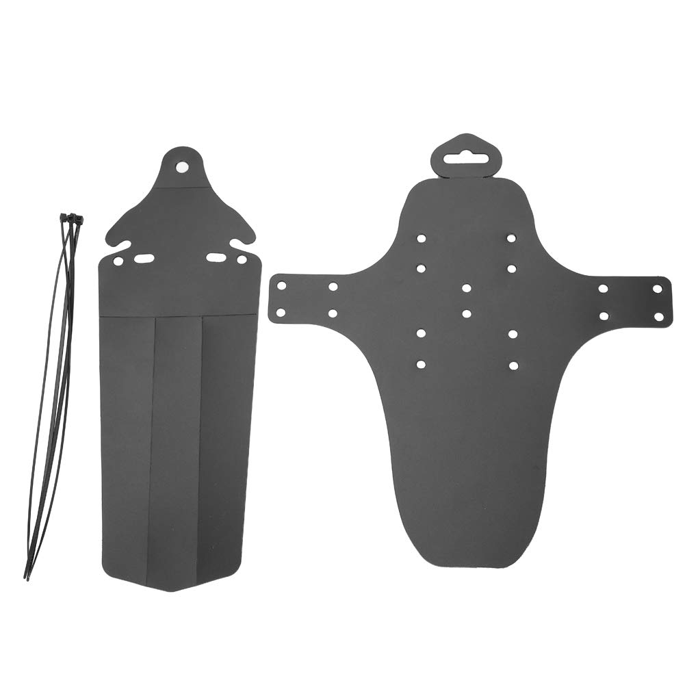 Ueohitsct 2pcs Mountain Bike Front + Rear Mudguard Bicycle Fenders 360 Degree Torsion