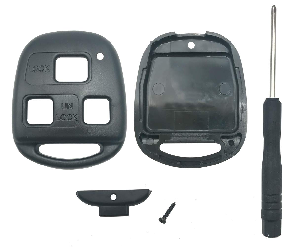 Replacement Key Fob Case Shell Fit for Lexus GX470 ES300 ES GS GX is LS LX RX SC GS300 RX330 SC400 Key Fob Cover