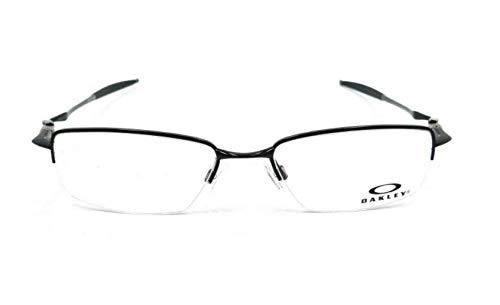 Oakley OX 3143-314301, Designer Eyeglasses Caliber Black Drill w/Demo Lens, 53mm