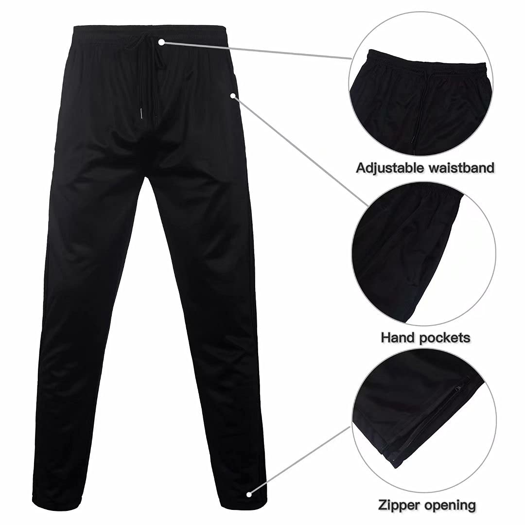 R RAMBLER 1985 Men's Activewear Tracksuit Side Stripe stand-up collar track jacket and pants Sweatsuit Sets for men Running outwear(navy Blue,L)