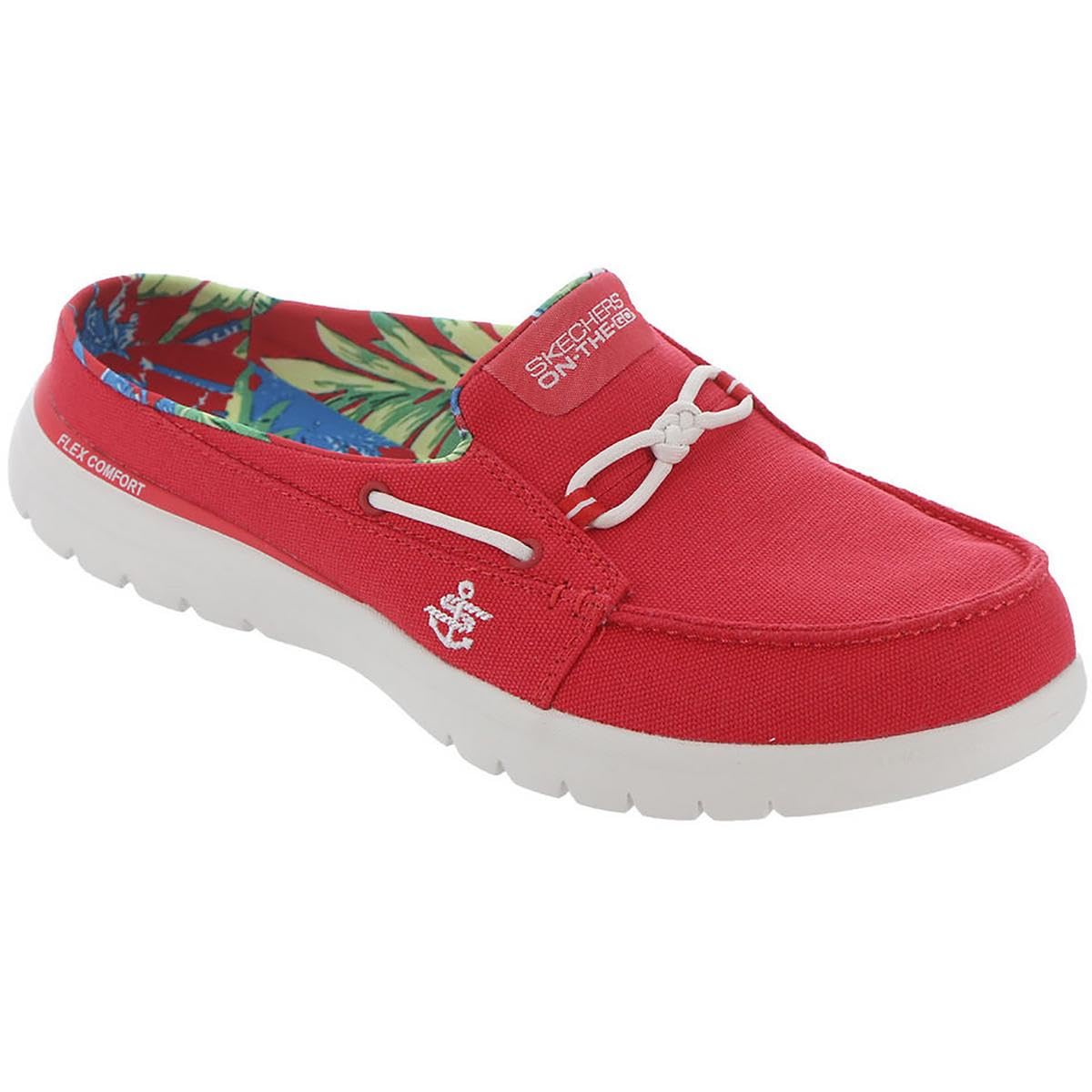 Skechers Women's ON-The-GO Flex-Boat Shoe, Red, 8