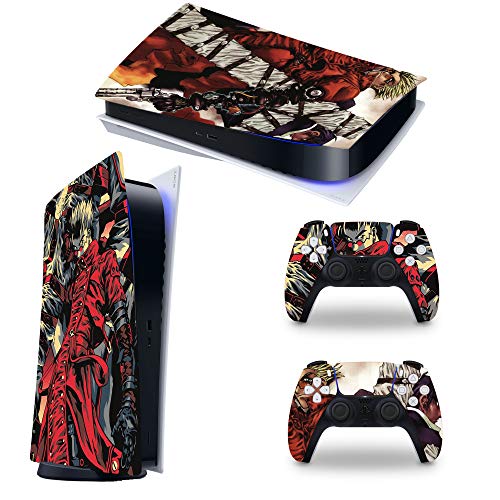 Shooter Game - PS5 Digital Edition Skin Console and 2 Controller, Vinyl Decal Sticker Full Cover Protective