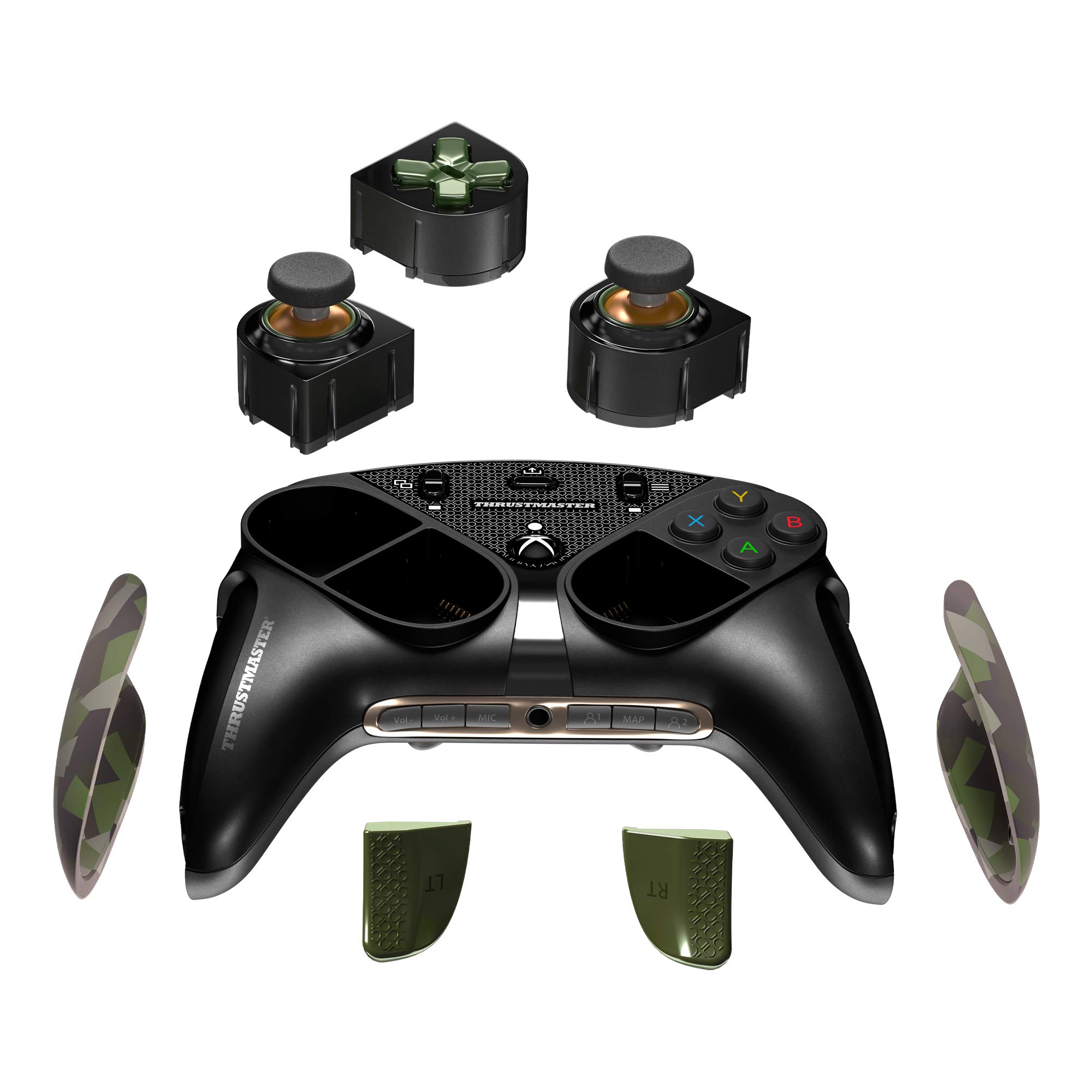 Thrustmaster Eswap X Green Color Pack, Of 7 Green Camo Modules, Next Generation, Nxg Mini-Sticks, Hot Swap, Compatible with Eswap X Pro Controller (Xbox Series X|S and PC) (Xbox Series X)
