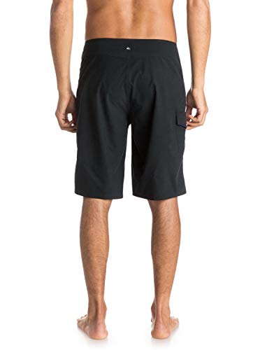 Quiksilver Men's Standard Everyday 21 Board Short Swim Trunk Bathing Suit, Black, 33