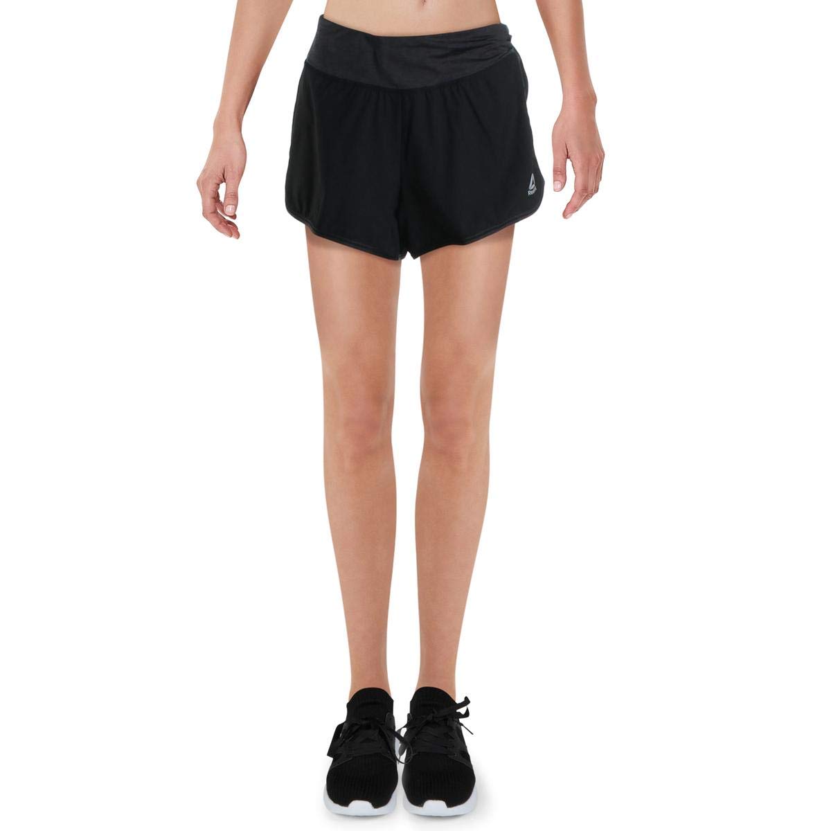 Reebok Womens Fitness Running Shorts Black L