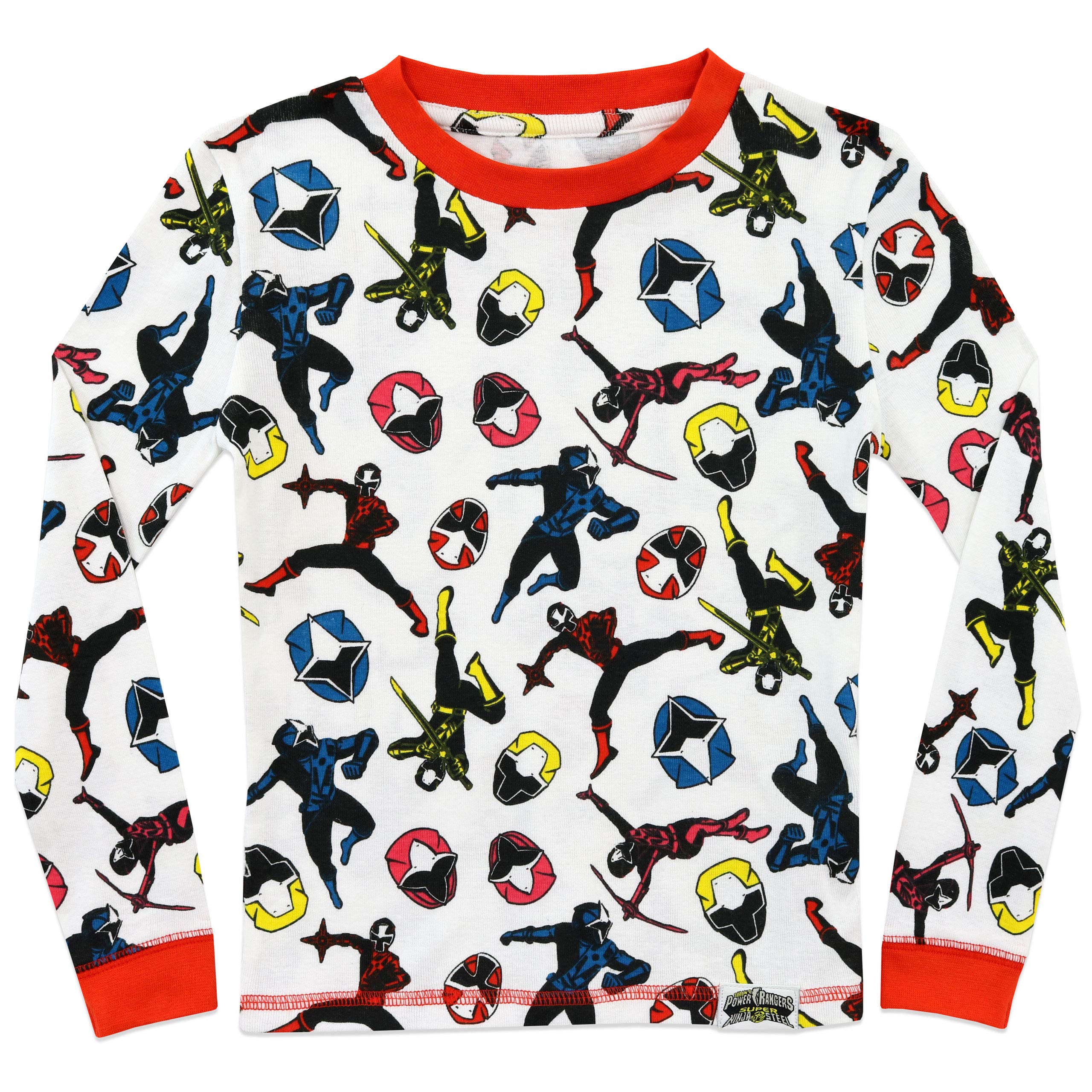Power Rangers Boys' Ninja Steel Pajamas Size 3T White