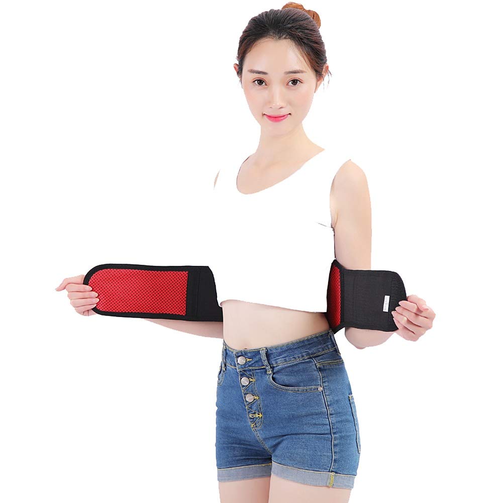 TANGIST Lumbar Brace Self-heating Lower Back Support Belt Magnet Therapy For Pain Relief And Injury Prevention Adjustable Breathable (Size : S)