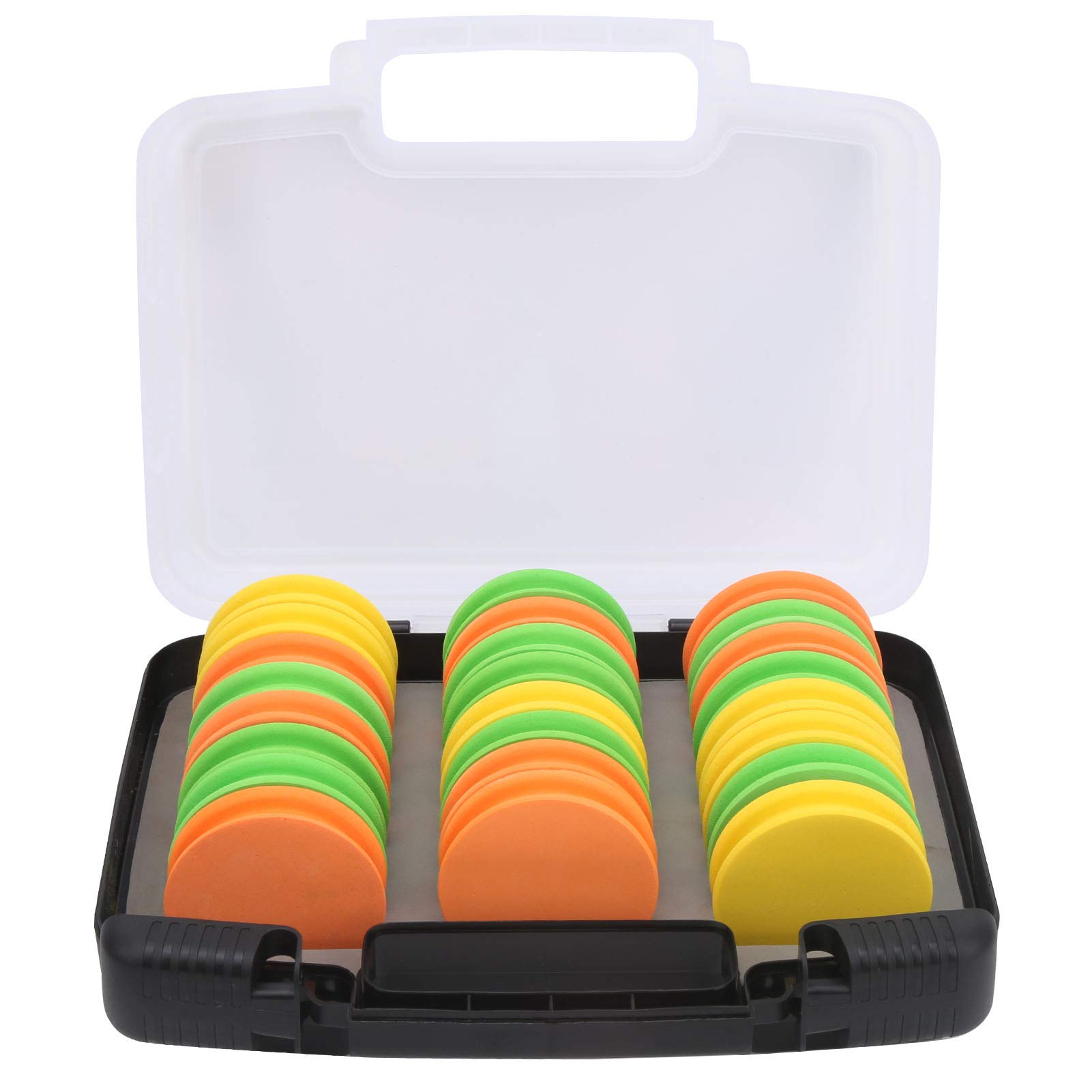 Yeuipea Fishing EVA Spools,24pcs EVA Fishing Line Storage Spools Winding Board Tool Bobbin Tackle Mix Color