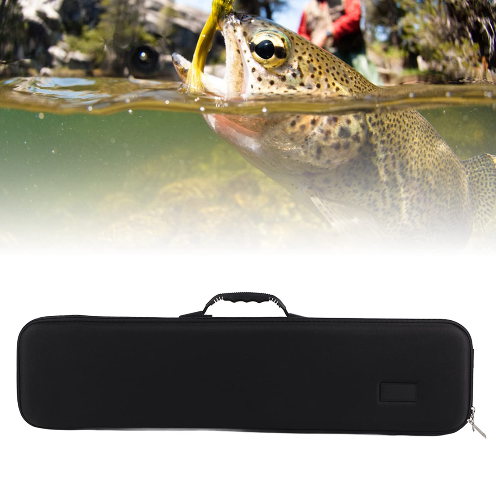 Yeuipea Fishing Reel Storage Tool Bag, EVA Shock Resistant Hard Shell Fishing Gear Rod Reel Storage Tool Bag Accessory