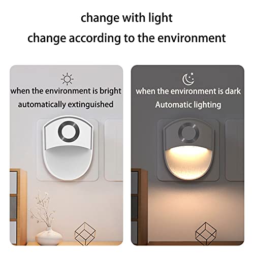 Nightlight,Dimmable Night Lights,Children Light,Bedroom bedsi Human Body Sensor Night Light, When People Come, 3000K/4000K/6500K, 5W, Suitable for Babies, Children, Children