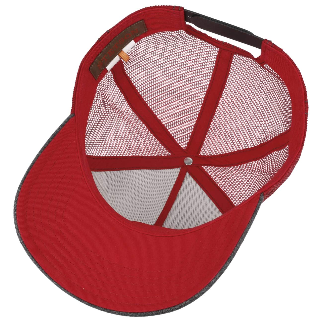 Stetson Fire Dept. Trucker Cap Men Grey-red One Size