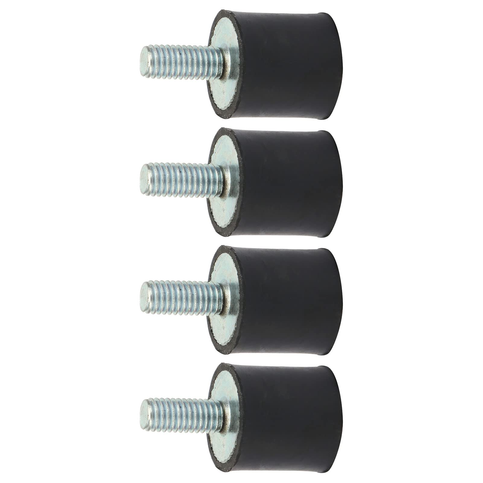 Rubber Mounts, 4pcs M3 M5 M6 Anti Vibration Silentblock Car Boat Bobbins for Air Compressors, Diesel Engines, Gasoline Engines, Water Pumps(VD15*15 M5*12)