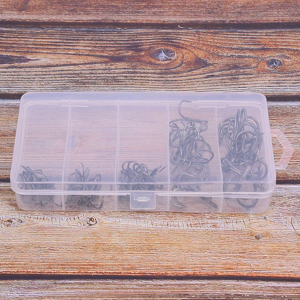 Yuuloo Multifunction Convenient 2set Fish Hook Reusable Incisive Lure Bait Barbed Hooks Kit Accessories Fishing Tools Easy to Clean