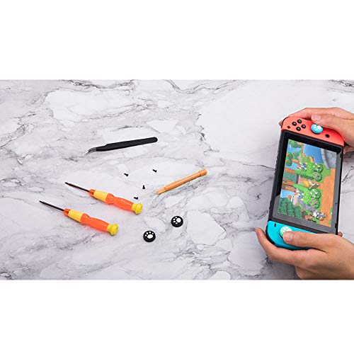 Vanpark Replacement Joystick Analog Thumbsticks for Switch Lite & Switch Joy-Con Controller(2 Pack), Switch Lite Repair Kit (White)