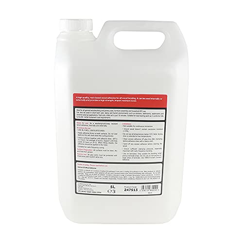 TIMCO Internal D3 Wood Adhesive-5L Adhesive & Sealant, White