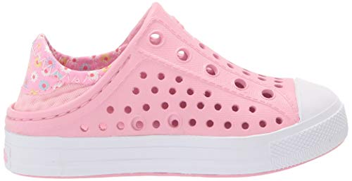 Skechers Girl's Foamies Guzman Steps - Sun Princess sneaker, Light Pink, 6 Little Kid
