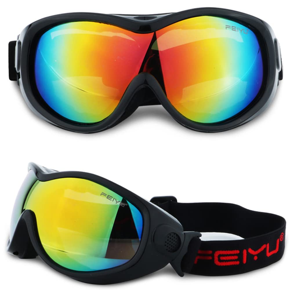 Ski Goggles,Snowboard Goggles, Motorcycle Goggles for Men Women & Youth, Snow Goggle Winter Goggles (Red)