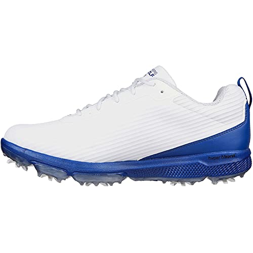 Skechers Go Golf Pro 5 Hyper Golf Shoes for Men, White blue, 10 AU
