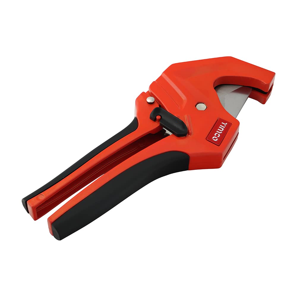 TIMCO Pipe Shears - Hard Wearing - Fast Cutting V-Shaped Blade - Excellent for Use on Plastic Pipe - 0-46mm