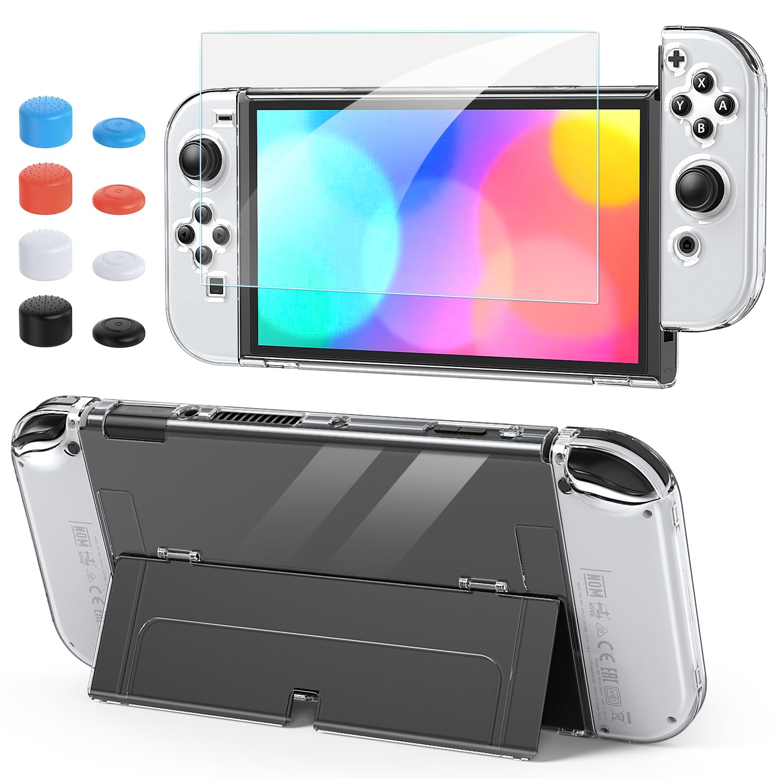 YUANHOT 2 Pack Universal Portable Stand for Steam Deck, Adjustable Foldable Metal Vertical and Horizontal Kickstand Accessories Compatible with Steam Deck/Switch LITE/Tablet/Smart Phone