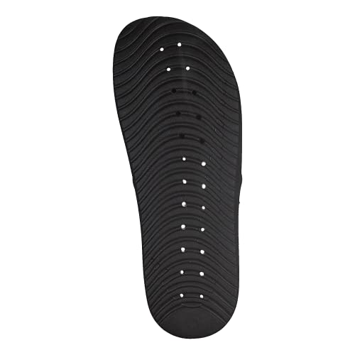 Nike Mens Kawa Shower Slide Sandals-Black/White-9