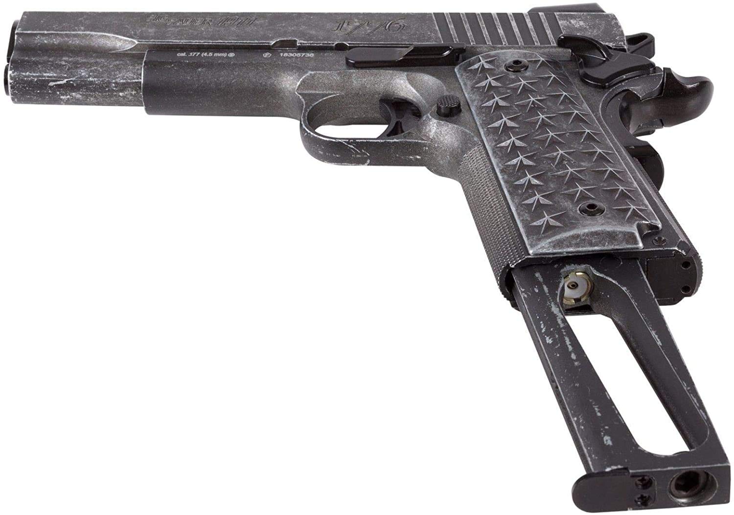 Sig Sauer 1911 BB Air Pistol We The People with 15x12 gr C02 Tanks Bundle