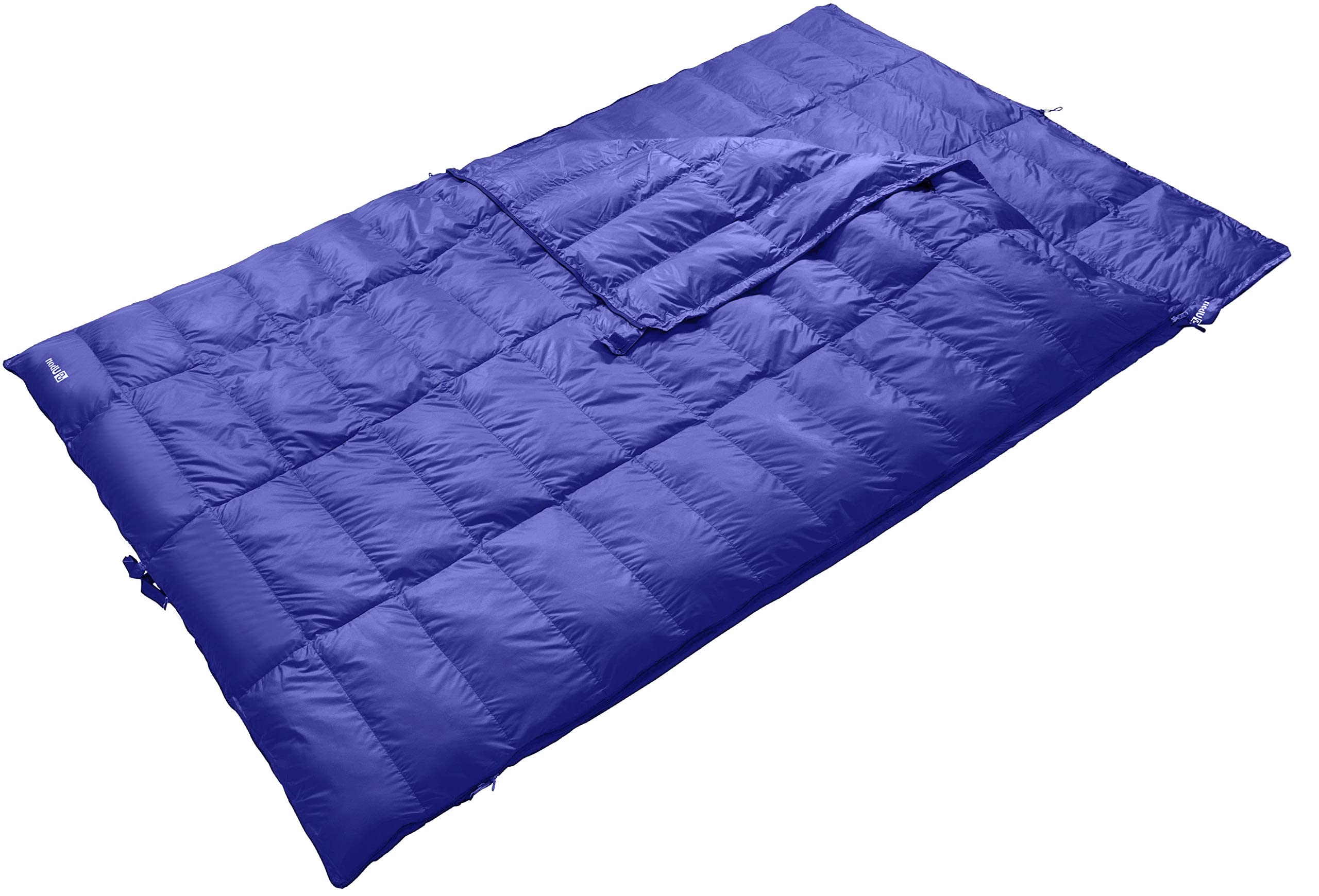 Ubon Double Sleeping Bag Queen Size XL Sleeping Bag Cold Weather 2 Person Sleeping Bag 3-4 Season for Backpacking, Camping or Hiking, Blue