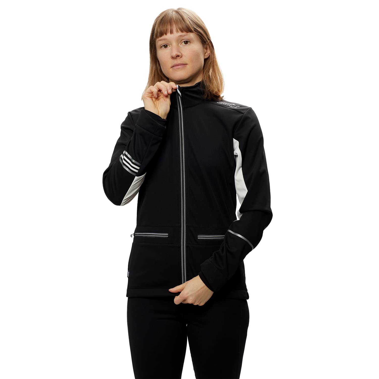 SWIX Women's Tokke Water-Repellent Breathable Lightweight Softshell Comfortable Fit, Black, Small