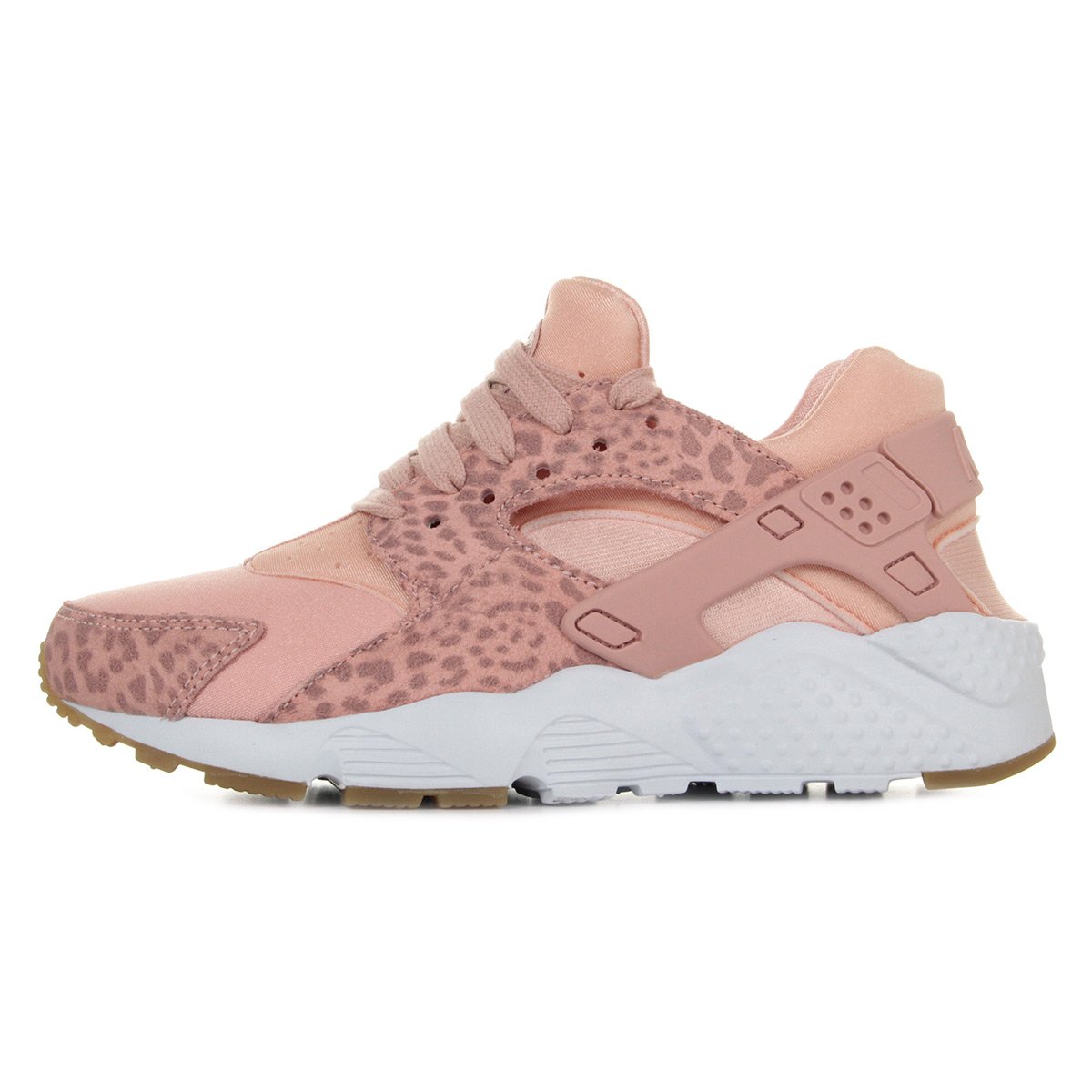 Nike girls Huarache Run SE GS Running Shoe, Coral Stardust/Rust Pink, 4 Big Kid