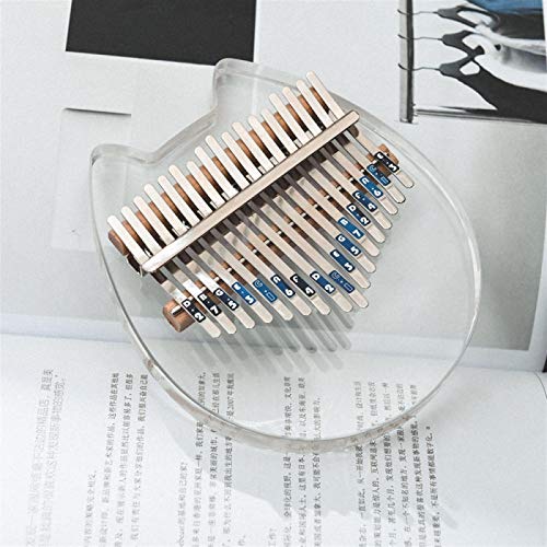 TIANMINJIEDM Kalimba Thumb Piano Crystal Transparent Mini Finger Piano Kabalin Beginner 17-Tone Kalimba21-tone Thumb Piano (Color : C)
