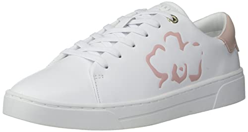 Ted Baker Women's TARLIAH Sneaker, White-Pink, 8