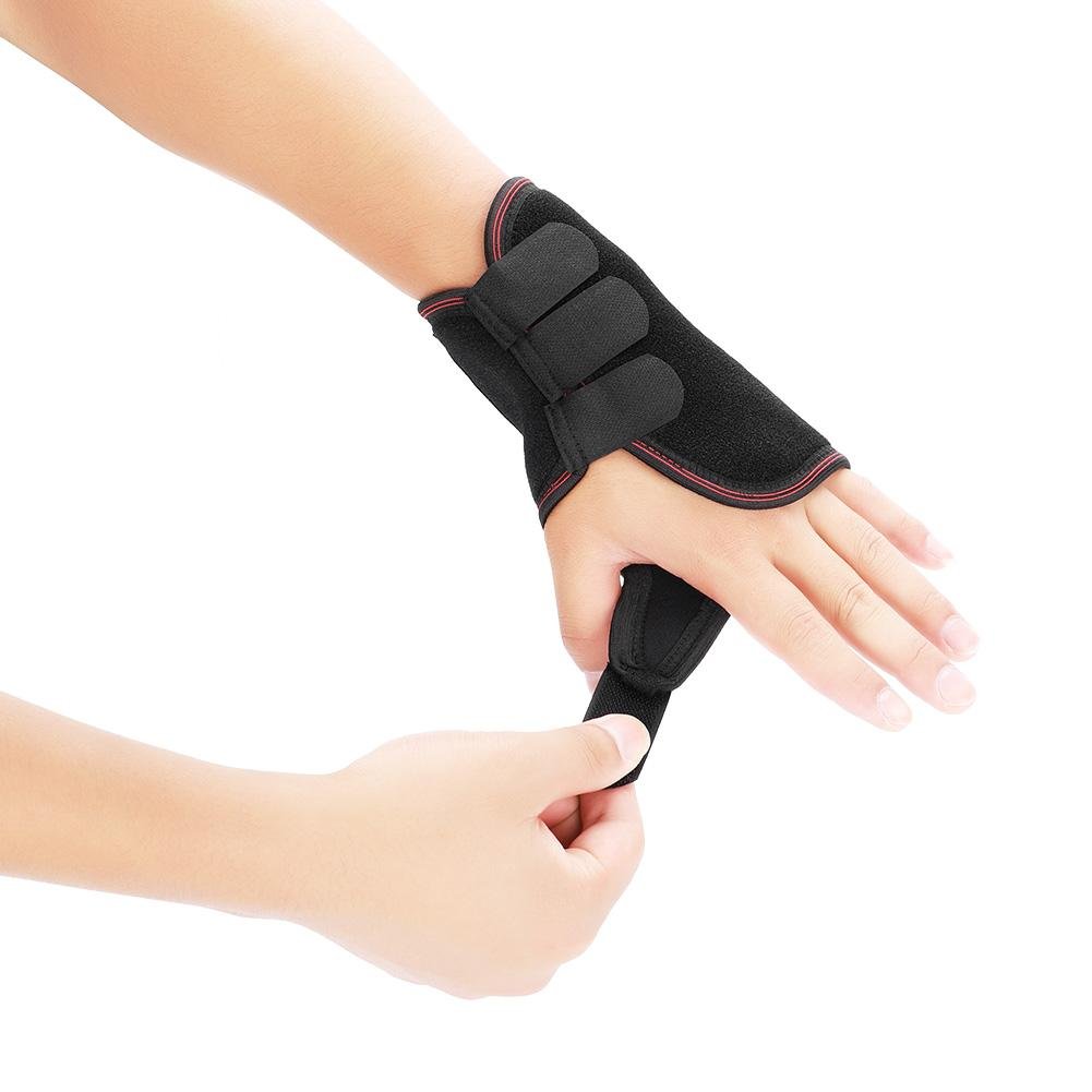 Salmue Wrist Brace for Carpal Tunnel, Adjustable Wrist Support Brace with Splints Right Hand, Compression Hand Support for Injuries, Wrist Pain, Sprain