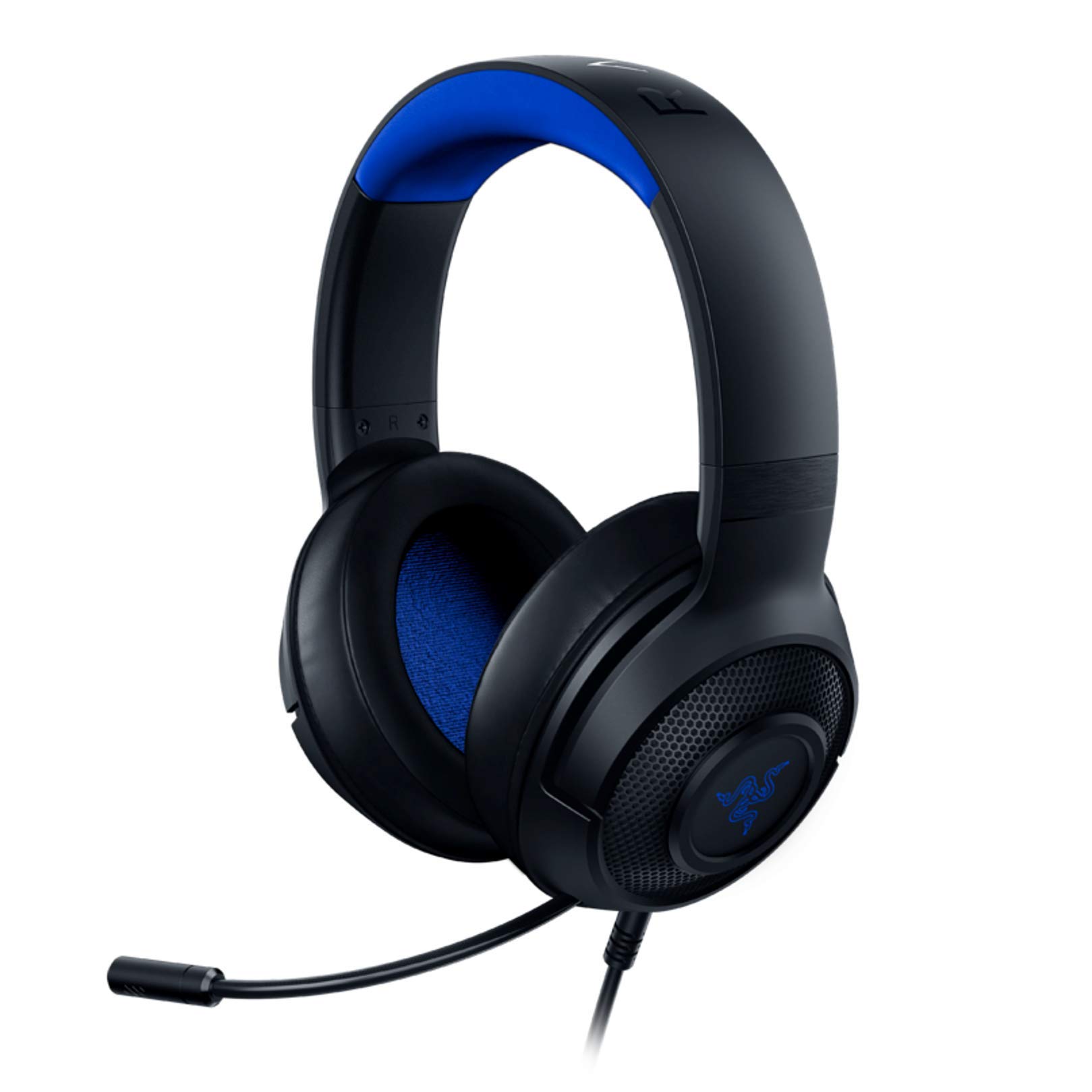 Razer Kraken X Ultralight Gaming Headset - Black/Blue & Cynosa Chroma Gaming Keyboard: 168 Individually Backlit RGB Keys - Spill-Resistant Design - Programmable Macro Functionality - Quiet & Cushioned