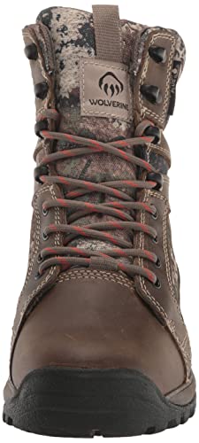 Wolverine Men's Sightline Waterproof Insulated Mid Calf Boot, Gravel/Timber, 9.5